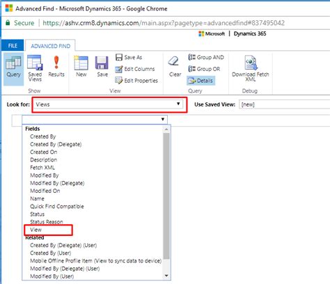 Set Lookup View With JavaScript In Dynamics CRM 365