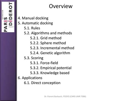 Molecular Docking And Virtual Screening Pptx Chemistry Science