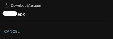 Android What Downloadmanager Intent To Use When The User Cancels The Download From Their