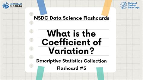 Nsdc Data Science Flashcards Descriptive Statistics 5 What Is The