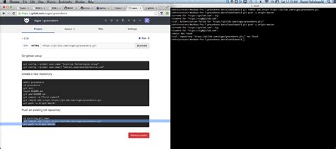 gitlab fatal repository not found unable to push to a newly
