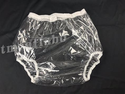 注文 ①大人用eva軽量安心素材ビニール製おむつカバー★xl★透明★おねしょパンツ