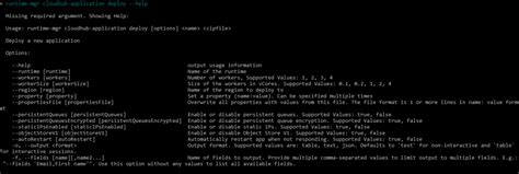Deploy Applications To Runtime Manager Using Anypoint CLI