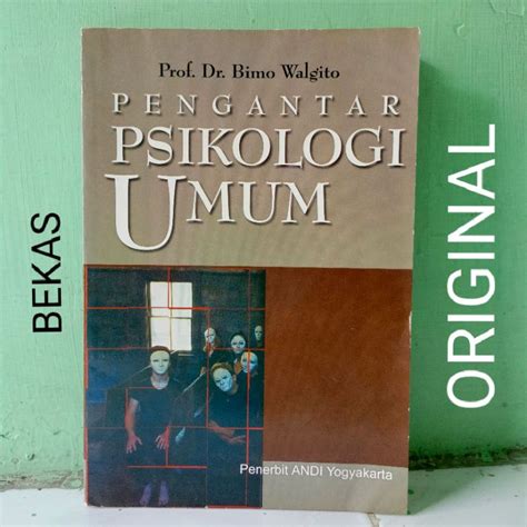 Jual Buku Pengantar Psikologi Umum Penerbit Andi Yogyakarta Prof Dr Bimo Walgito Original