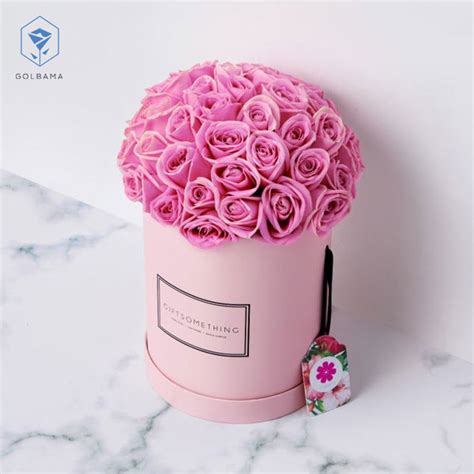 باکس گل رز Rose Flower Box بهترین قیمت ارسال فوری گل فروشی گل باما