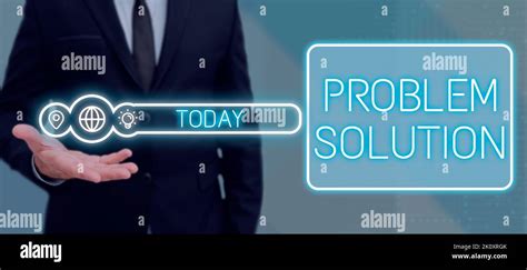 Hand Writing Sign Problem Solutionsolving Consists Of Using Generic