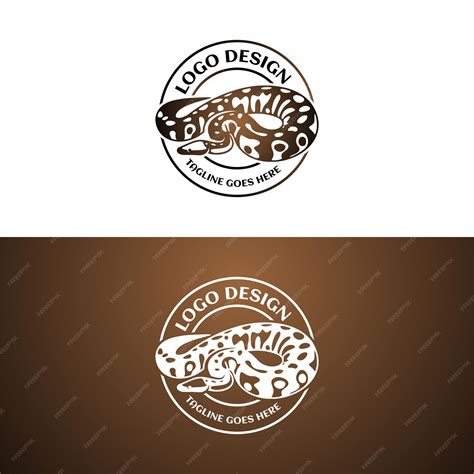 Premium Vector Snake Logo Design Python Logo Design