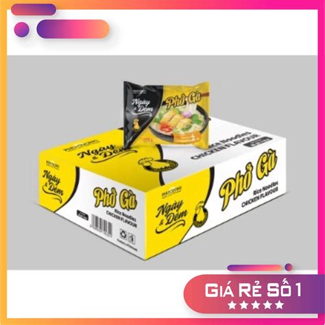 Box Of 30 Packs Of Pho Package Day And Night 65g Shopee Malaysia