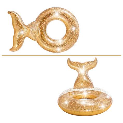 Φουσκωτο Δαχτυλιδι Σε Σχημα Ουρας Γοργονας Intex Glitter Mermaid Tube Θαλασσα παιχνιδια