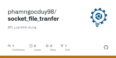 GitHub phamngocduy socket file tranfer BTL Lập trình mạng