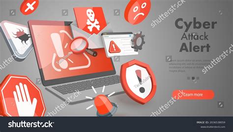 Cyber Warning Over 13639 Royalty Free Licensable Stock Vectors