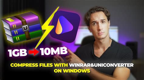 How To Highly Compress File Size Using WinRAR And UniConverter YouTube