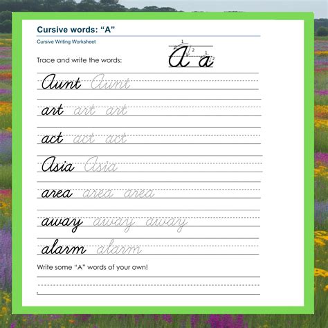 A To Z Cursive Mastery Handwriting Practice Worksheets Made By Teachers