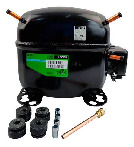 Compresor Secop 12 Hp R134a 115v 104g7555 Sc15g Envío Gratis