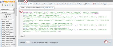 joomla 3 x troubleshooter how to get rid of unknown column otpkey in