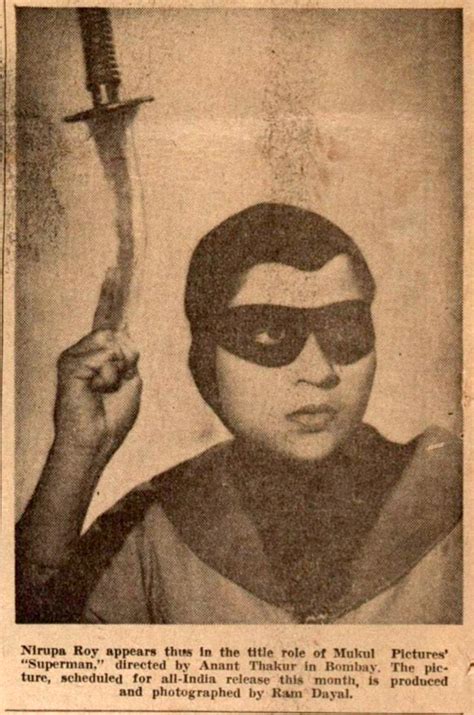 Nirupa Roy In And As Superman In 1960 R Classicdesicelebs