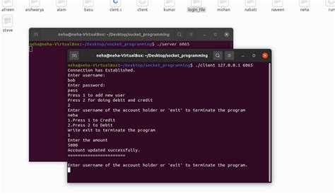 Github Naveen705banking System Using Client Server Socket