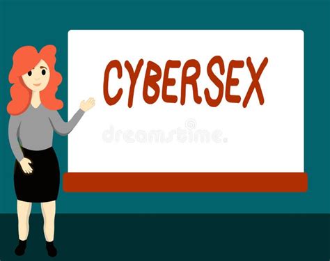 Handwriting Text Cybersex Concept Meaning Sexual Arousal Using Computer Technology By Wearing