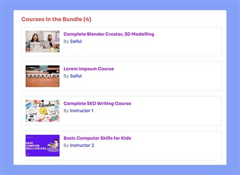 Documention Bundle Courses