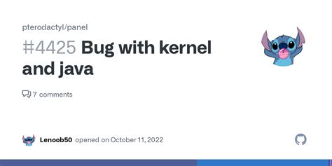 Bug With Kernel And Java · Issue 4425 · Pterodactylpanel · Github