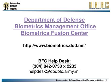 Ppt Department Of Defense Dod Common Access Card Cac And Biometrics Integration Cbi