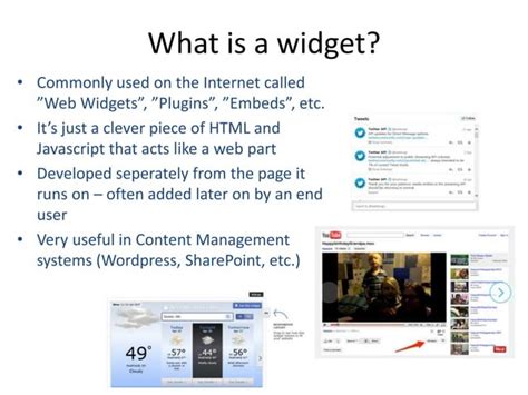 Developing Javascript Widgets Pptx
