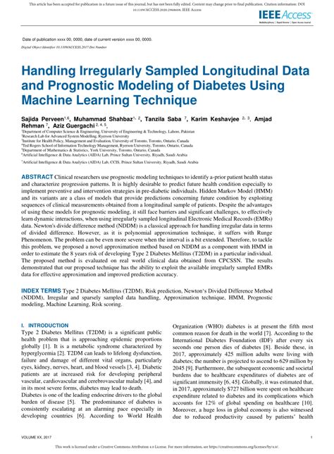 Pdf Handling Irregularly Sampled Longitudinal Data And Prognostic
