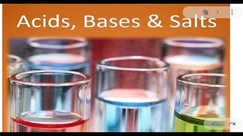 Class 10 Science Acids Bases And Salts Part 7 YouTube