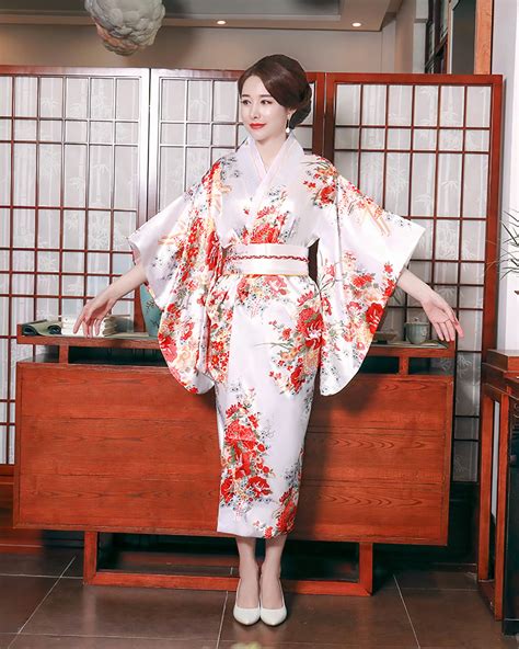 Robe Kimono Floral Pour Femme Mon Kimono