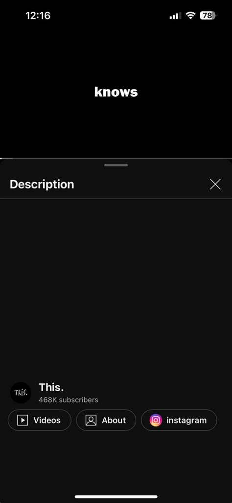 Video Description Not Showing Ryoutube