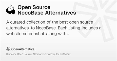 10 Best Open Source Nocobase Alternatives 2025