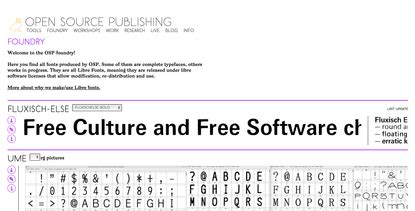 Libre And Open Source Type Resources Are Na