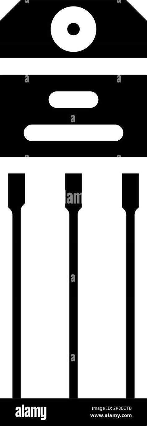 Transistor Electronic Component Glyph Icon Vector Illustration Stock Vector Image And Art Alamy
