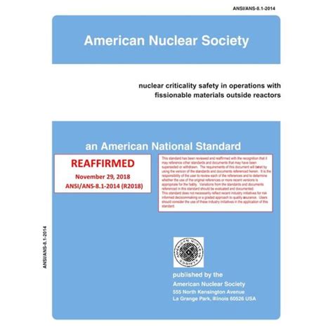 Nuclear Criticality Safety Standards Bundle Standardization Meets Expectations With