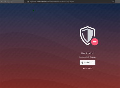 Stack Objects Url Button Leads To Incorrect Url · Issue 821 · Softfeverorcaslicer · Github