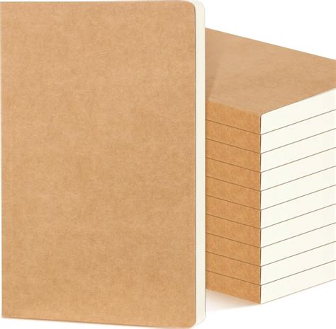 Zhanmai 10 Pack A5 Journal Refill 5 5 X 8 2 Refillable Notebook Inserts A5 Paper