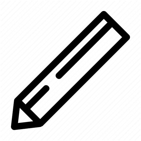 Pencil Write Pen Edit Tool Office Icon Download On Iconfinder