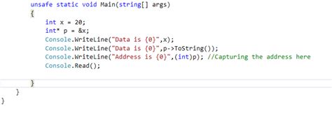 safe and unsafe mode concept in c