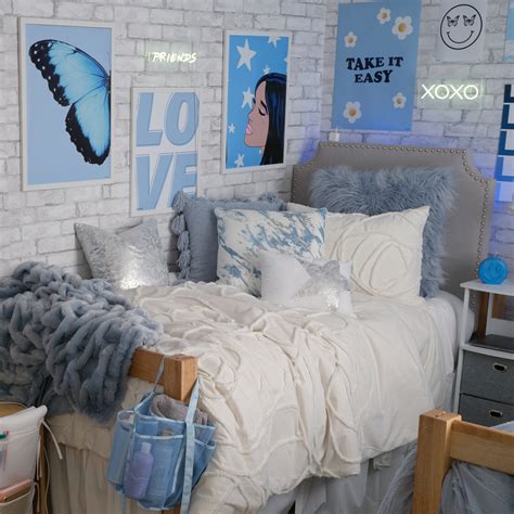 Love Print By Corey Paige Blue 16x20 Dorm Room Designs Blue Dorm