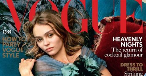 조니 뎁 딸 릴리 로즈 뎁 패션지 커버 장식 아빠는 엄격한 사람 아니야