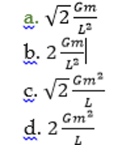 Solved Two Identical Masses M Are Placed At Opposite