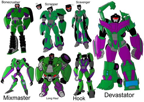 Transformers Prime Constructicons By Galvatream On Deviantart