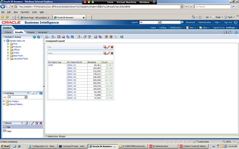 Cuneyt Yilmaz Oracle Blog Oracle Business Intelligence 11g Create A Report