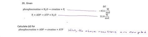 Solved Calculate ΔG for Chegg