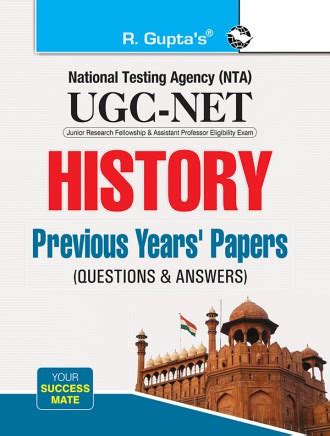 NTA UGC NET JRF History Paper I Paper II Previous Years Papers Solved Pustak Mahal