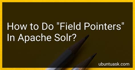 How To Do Field Pointers In Apache Solr In 2024