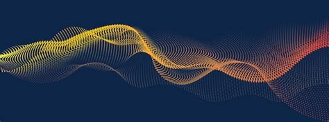 Premium Vector Abstract Digital Wave Of Particles Flow