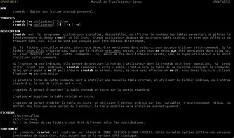 Crontab Automatisation Des Tâches Sur Linux Miaffonet