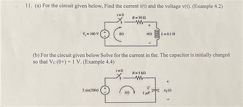 Solved A For The Circuit Given Below Find The Current Chegg