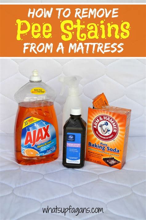 How to Easily Remove Old Pee Stain and Smell from a Mattress | Mattress cleaning, Diy cleaning ...
